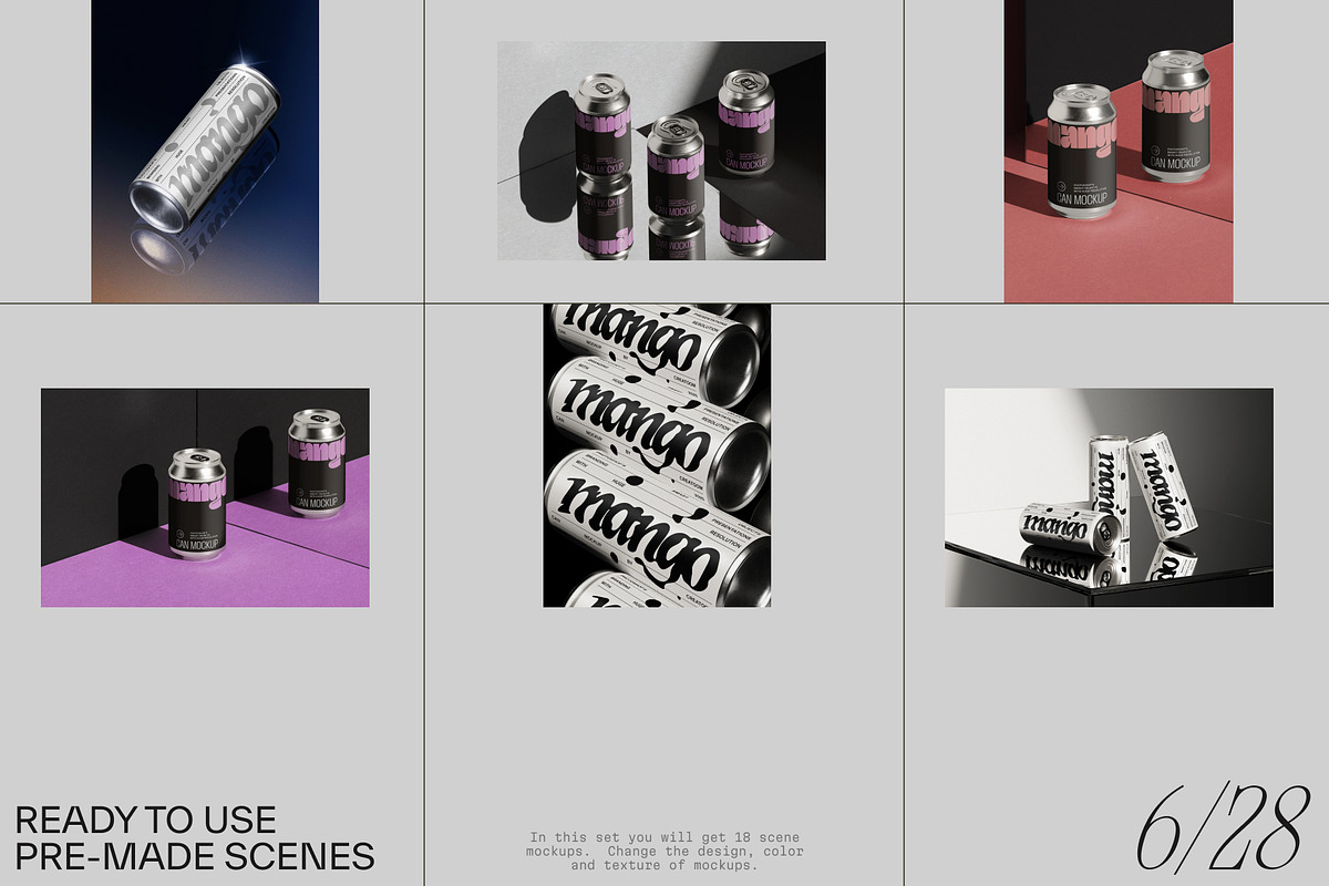 Mockup packaging set - part 3, a Packaging Mockup by Creatoom