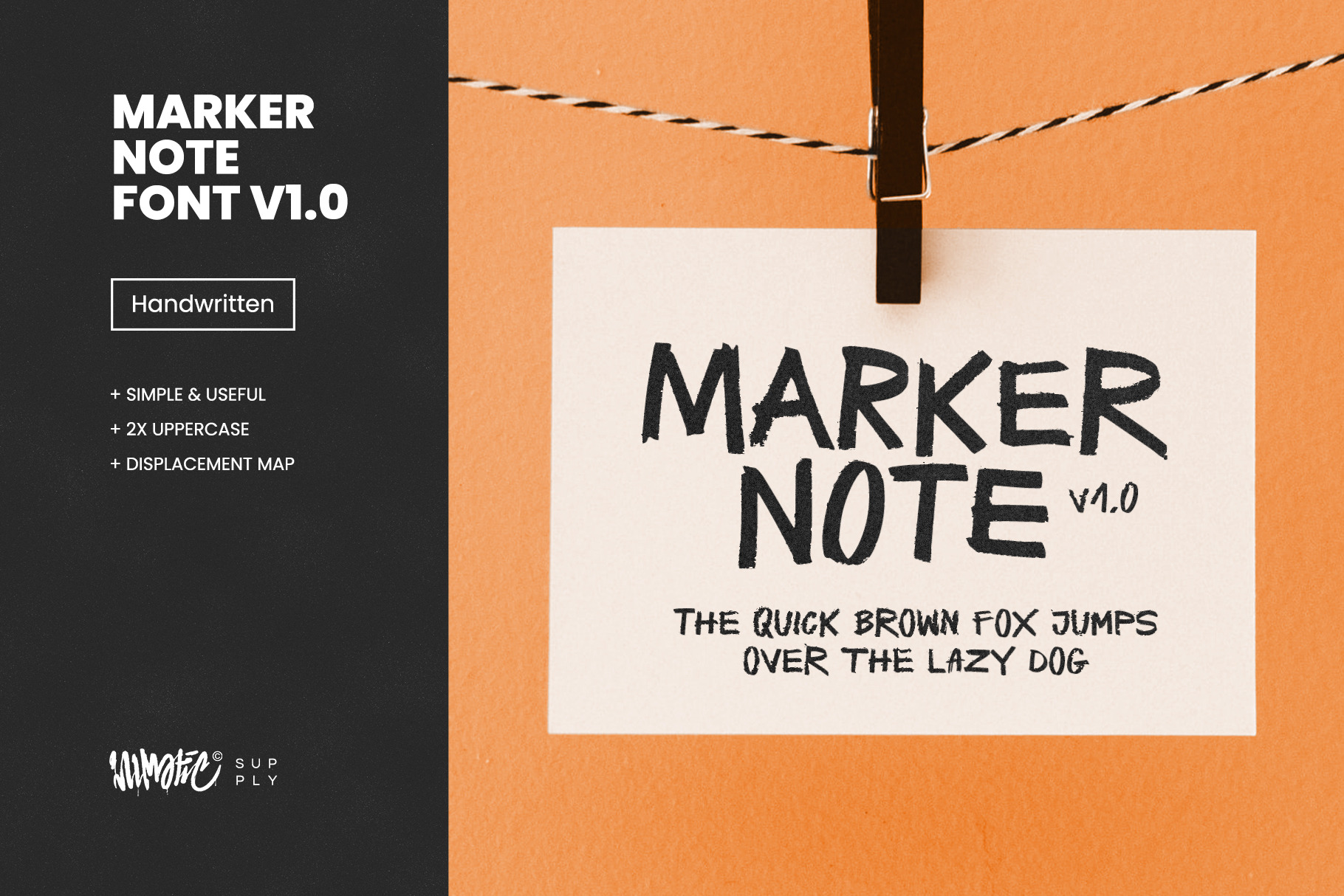 Marker Note Font by Illmatic Supply