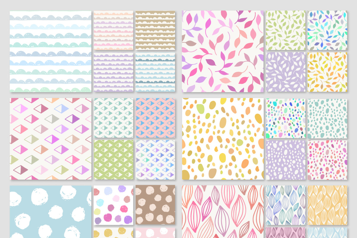 Pitter Patterns, a Pattern Graphic by Julia Dreams