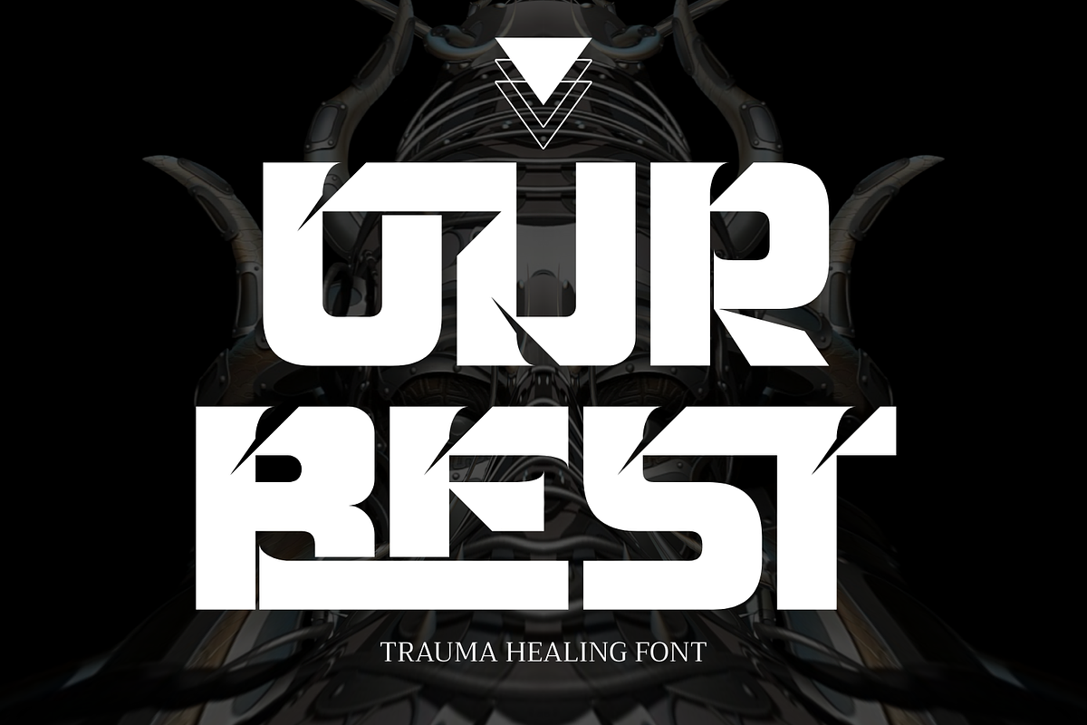 TRAUMA HEALING - FUTURISTIC FONT, a Sans Serif Font by 177Studio