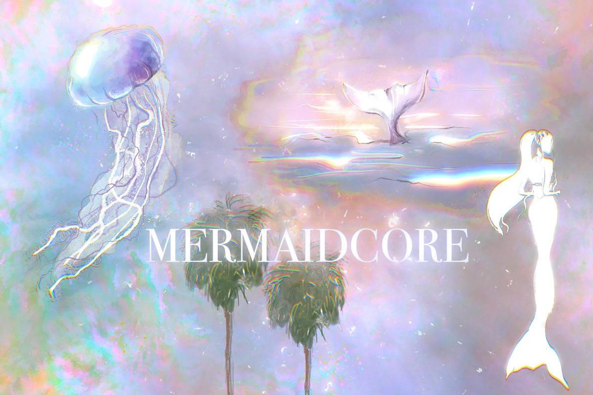Mermaidcore illustrations, an Object Illustration by Maria art
