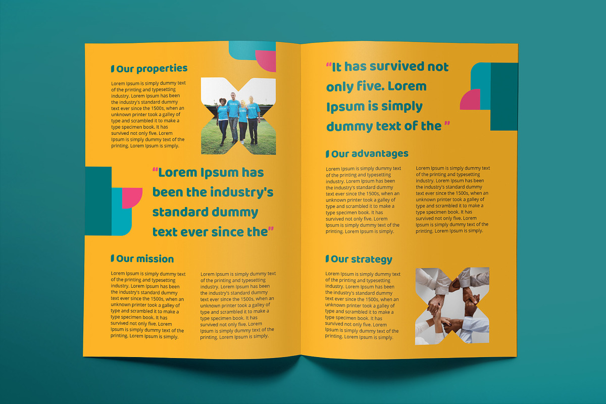 NGO Brochure Bifold, a Brochure Template by TemplatesNow!