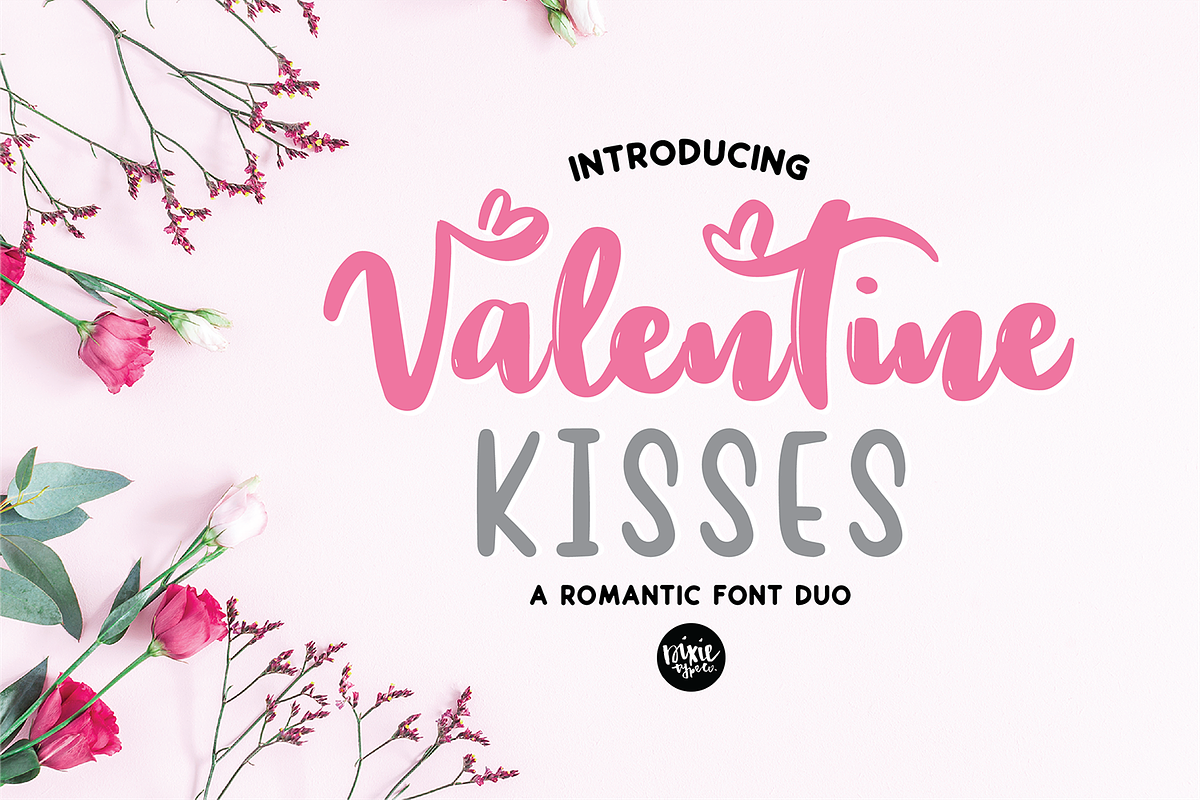 VALENTINE'S DAY Font Bundle, a Script Font by Blush Font Co.