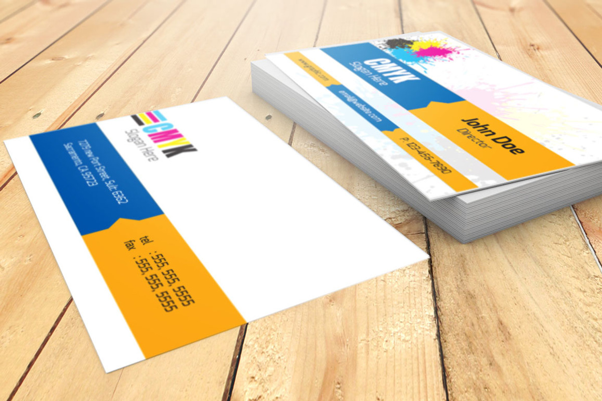 CMYK Visiting Card, a Business Card Template by BdThemes