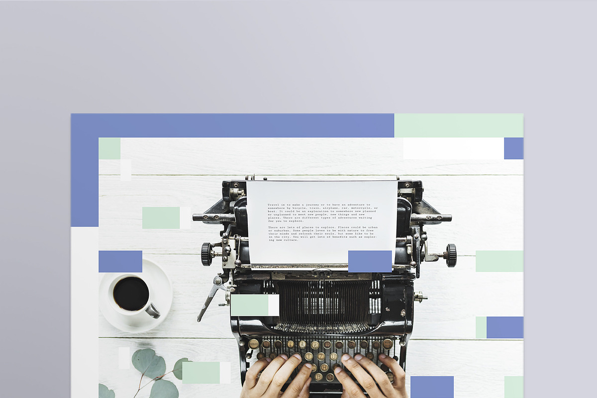 Freelance Writer Poster, a Flyer Template by TemplatesNow!