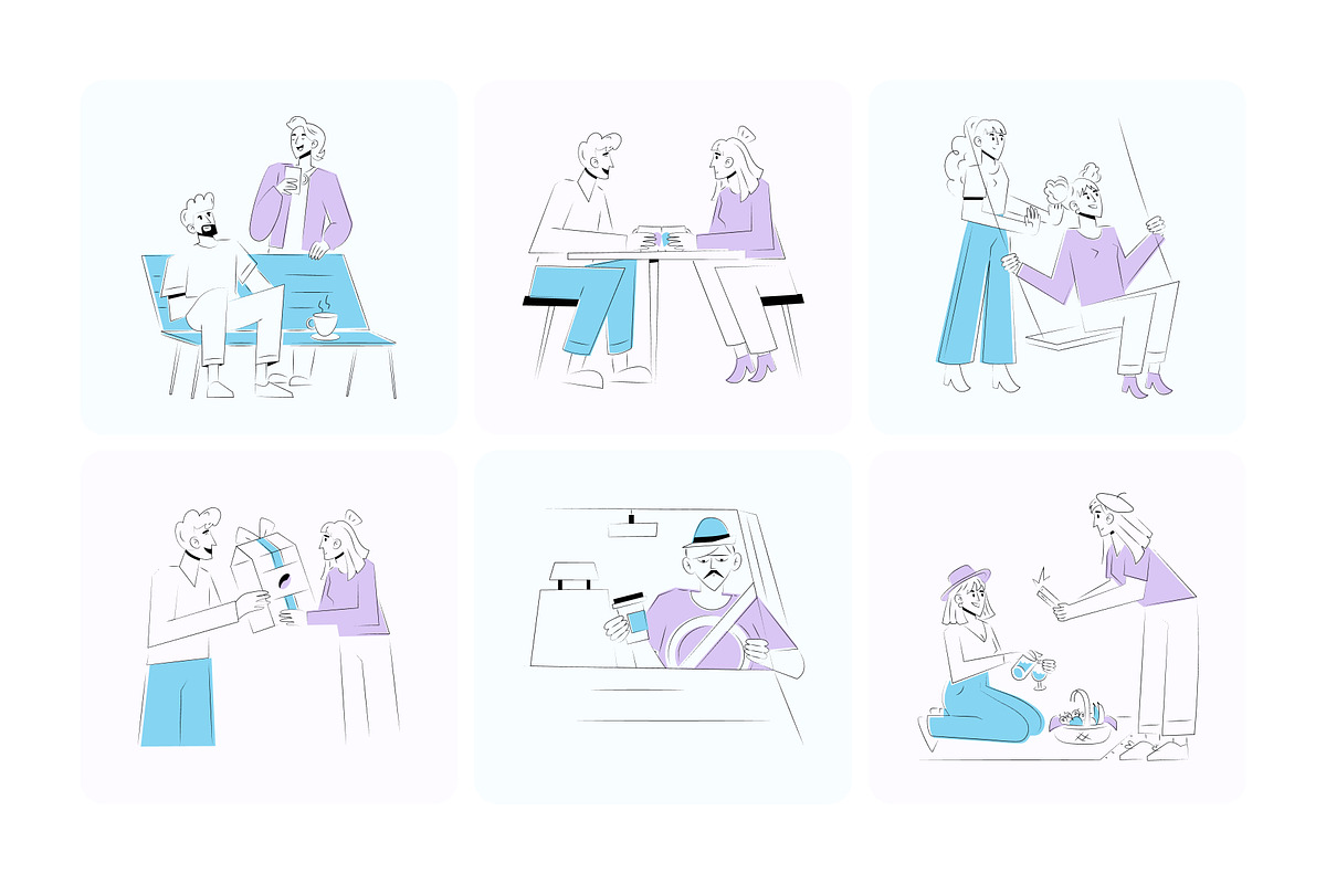 100 Animated Social and Community