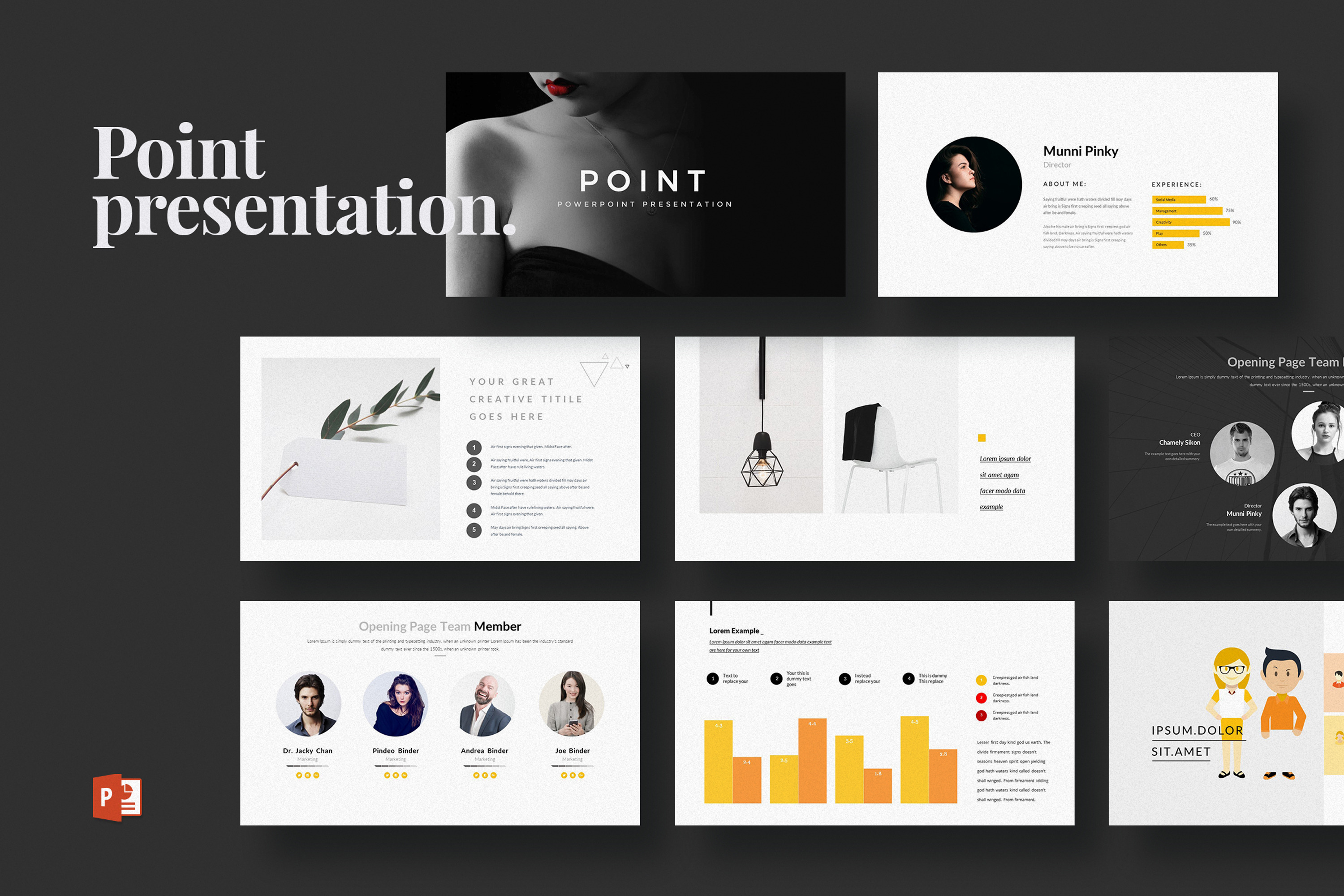 Point Minimal Presentation Template, a Presentation Template by ...