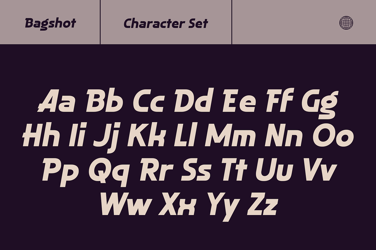 Bagshot – A Bold Futuristic Font, a Sans Serif Font by Drizy