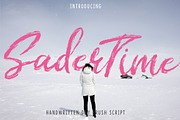 Sader Time Script, a Script Font by Creamy Script | Creative Market
