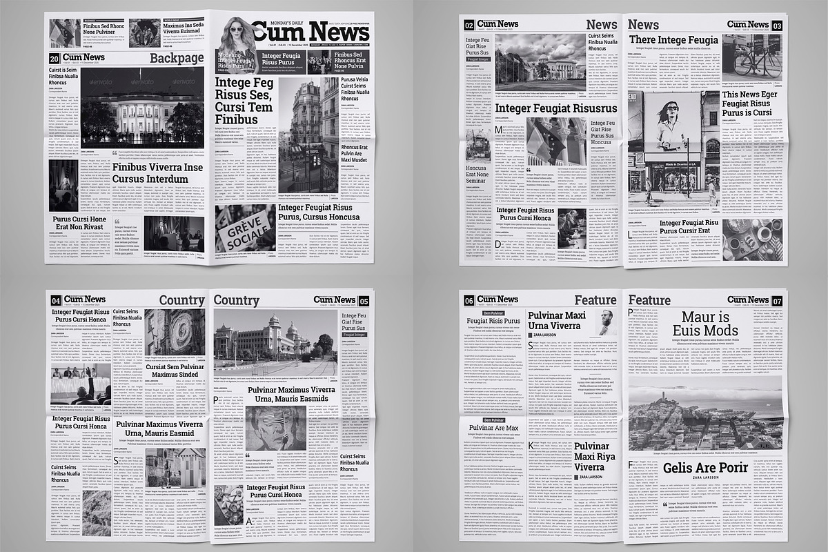 Newspaper Design Bundle