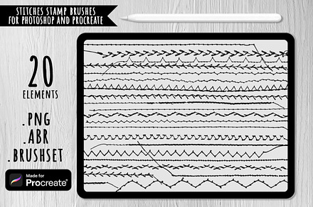Stitch Photoshop Brushes | Brushes ~ Creative Market