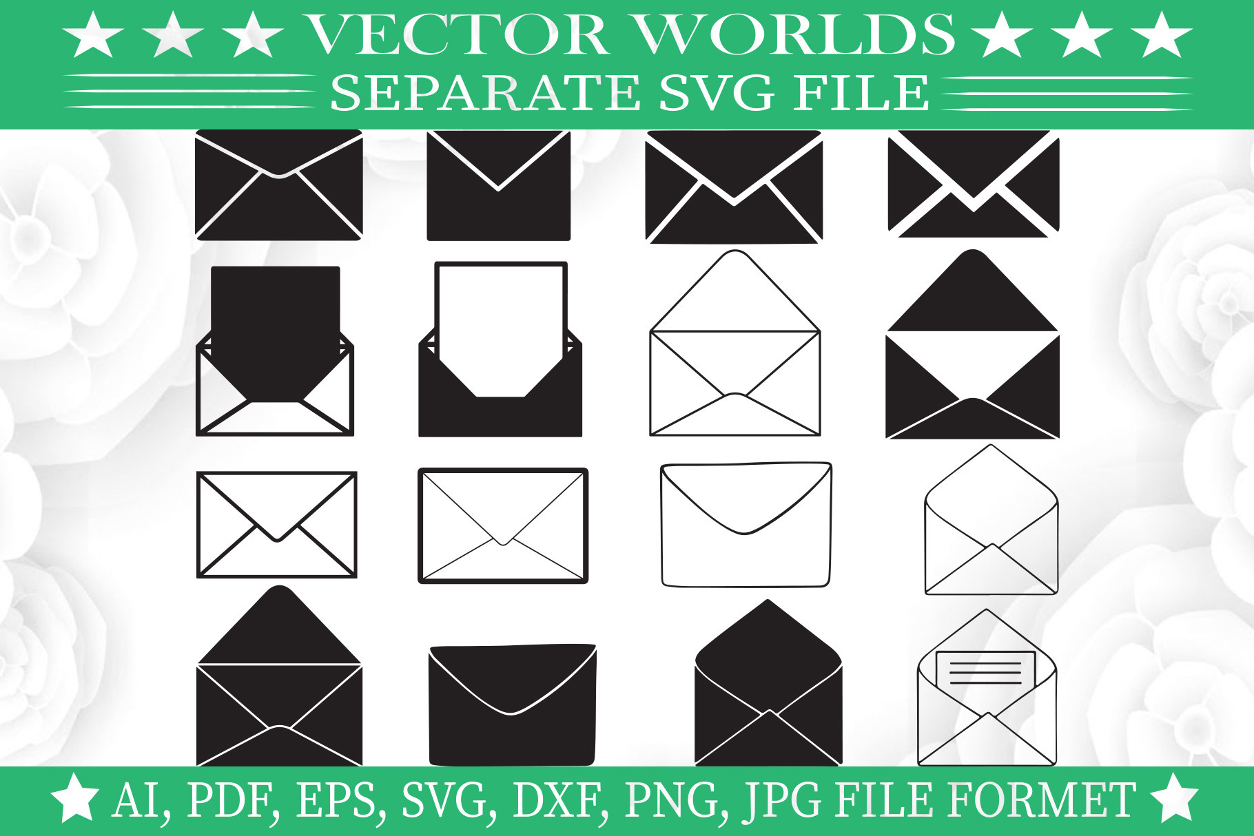 Envelope Svg, Mail, Letter Svg, an Object Graphic by VectorWorlds
