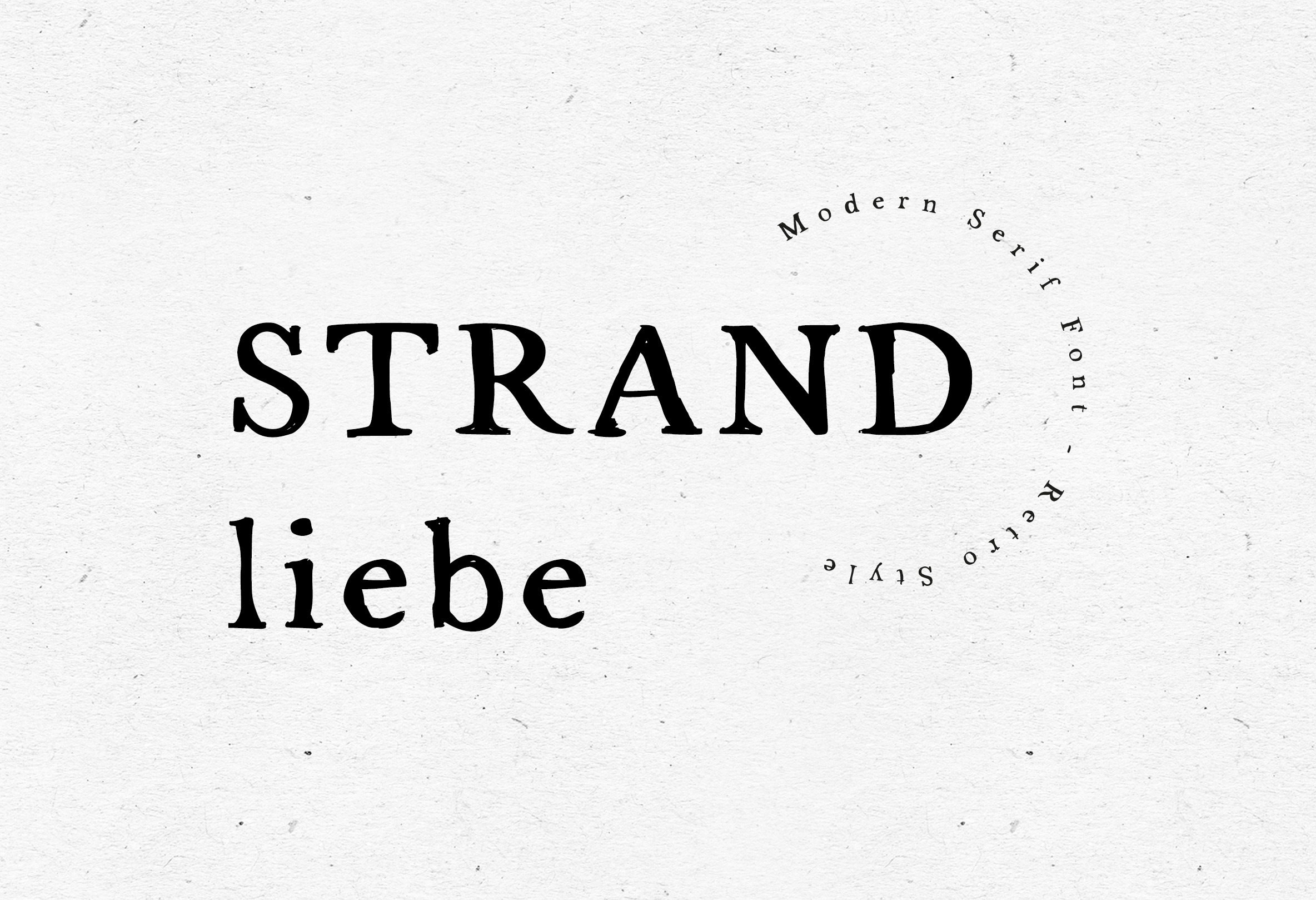 FONT / STRANDLIEBE, a Serif Font by KruthDesign