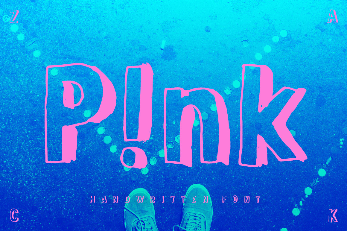 P!nk – Handwritten 3d Font, a Script Font by Studio ZACK