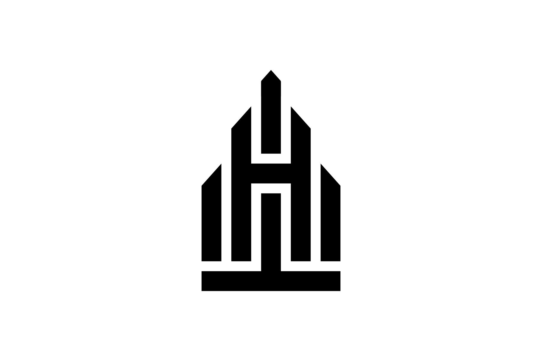 Unique Letter H Monogram Logo, a Branding & Logo Template by ...