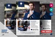 Tailoring Services Flyer, a Flyer Template by PSDPixel