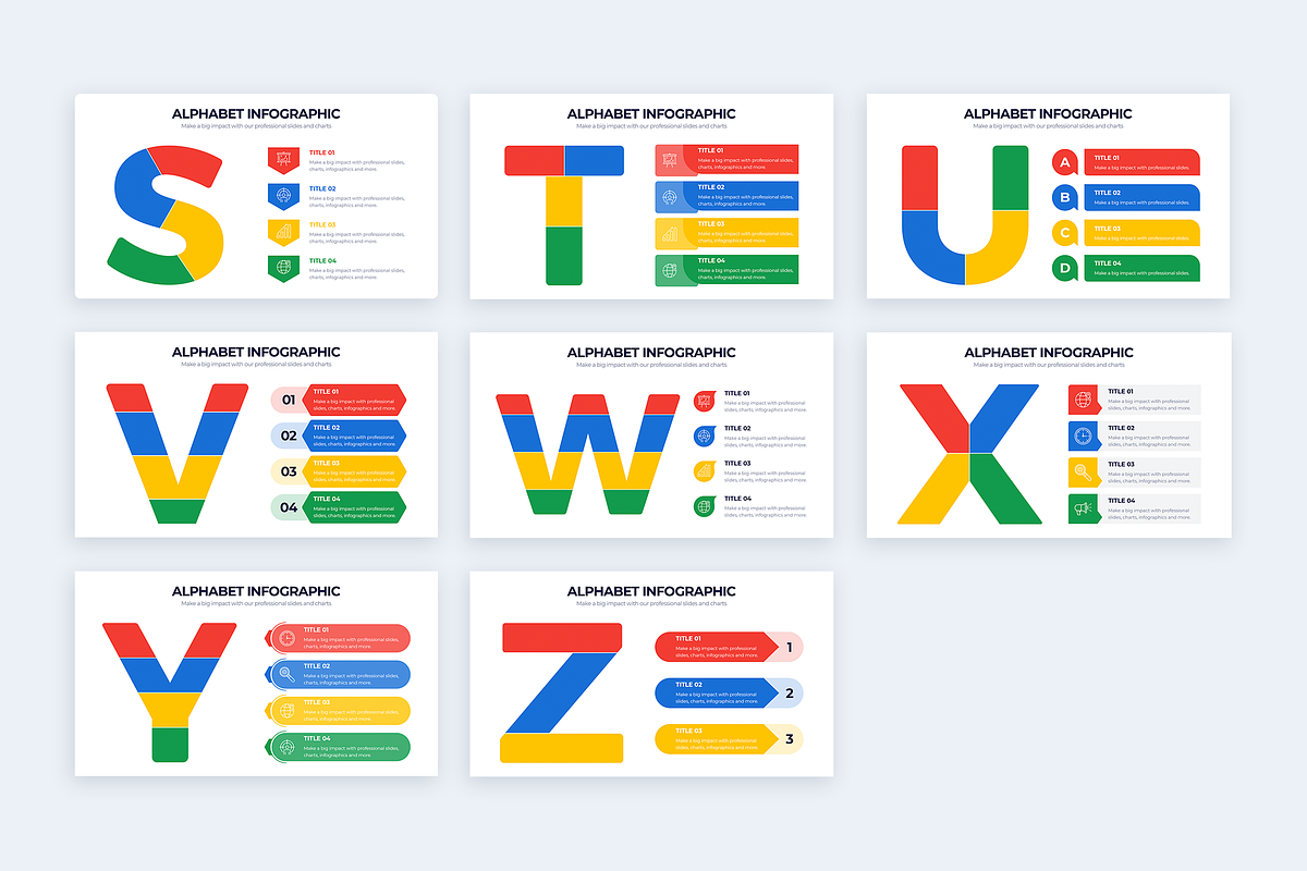 Alphabet Powerpoint Templates, a Presentation Template by Slidesmash