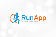 Run App Logo Template Design, a Branding & Logo Template by gunaonedesign