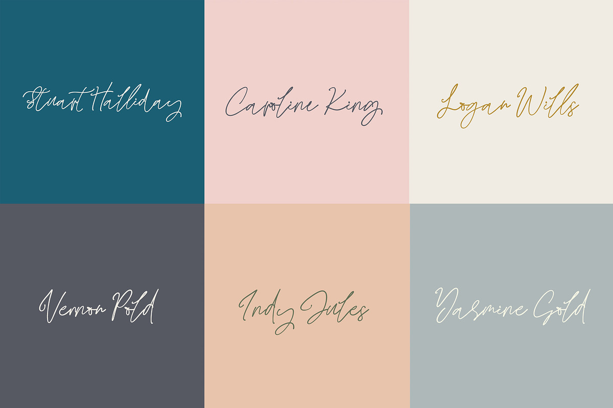 Isle of Skye Script Font Duo, a Script Font by Creativeqube Design