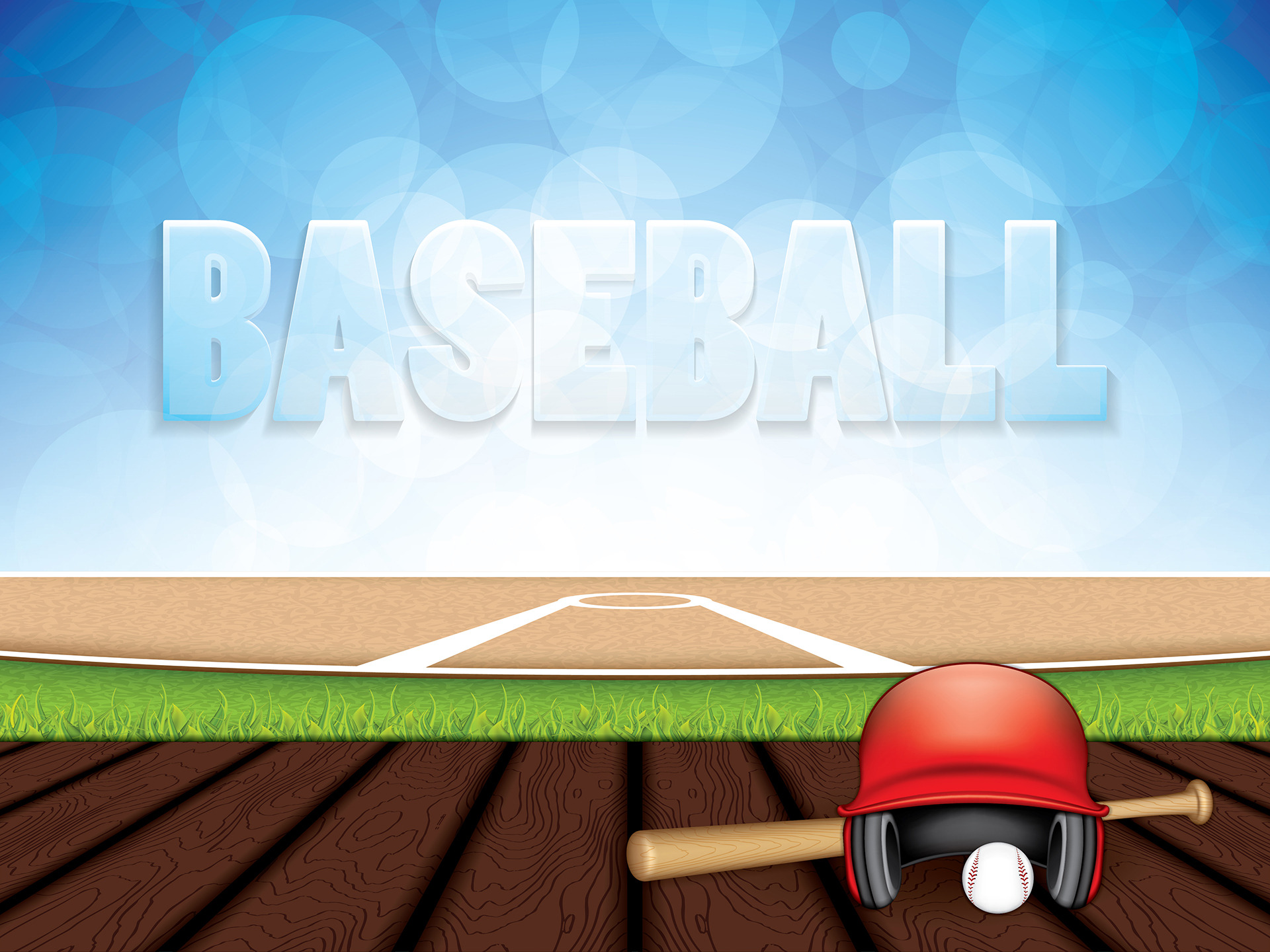 Baseball, a Texture Illustration by gigello