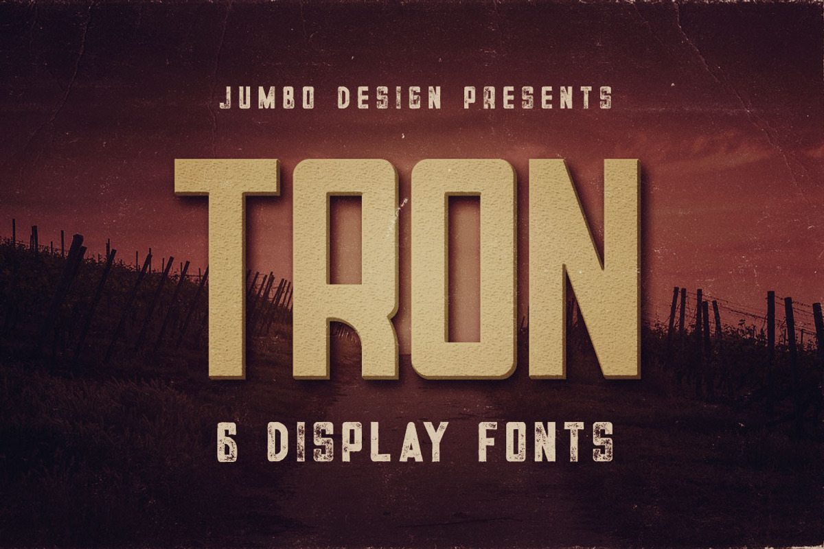 SALE 14 Display Fonts - 76 Fonts, a Font by JumboDesign