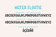 WATER FLOATIE Display Font, a Sans Serif Font by Blush Font Co.