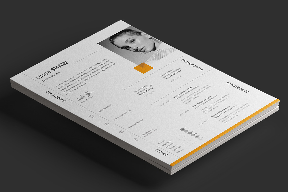 Vela Resume Template
