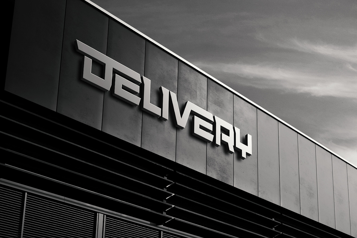 Delivery Headline Font, a Sans Serif Font by artyway