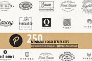 250 Vector Logo Templates, a Branding & Logo Template by Pixel Sauce™