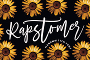 Rapstomer Script, a Script Font by Dhan Studio