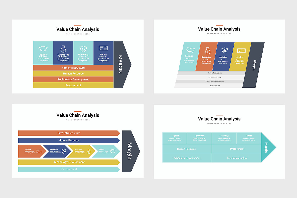 Value Chain Diagram, a Presentation Template by slidequest