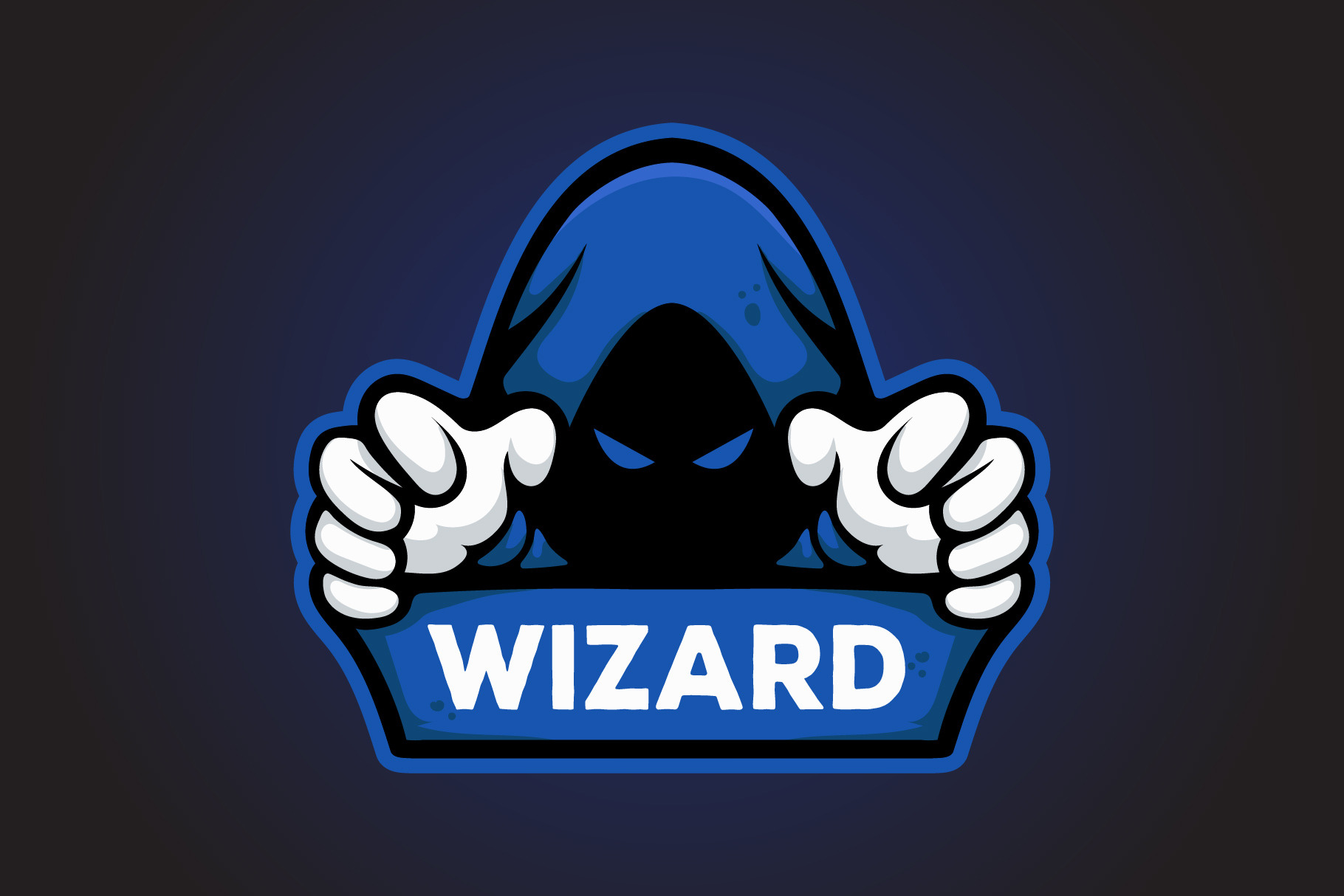 Wizard mascot for gaming logo, a Branding & Logo Template by Alfaza Std.