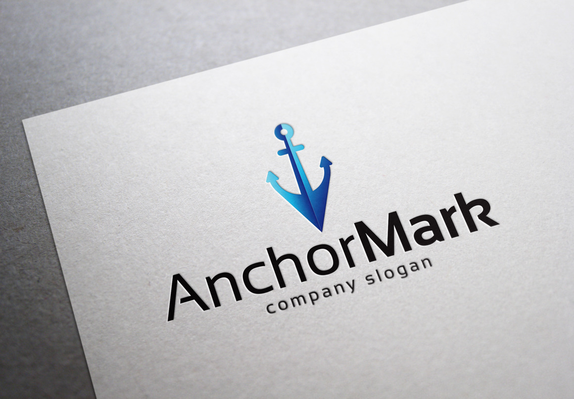 Anchor Mark Logo, a Branding & Logo Template by EmilGuseinov