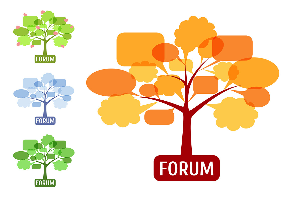 Set of icon for forum, an Icon by Designifty