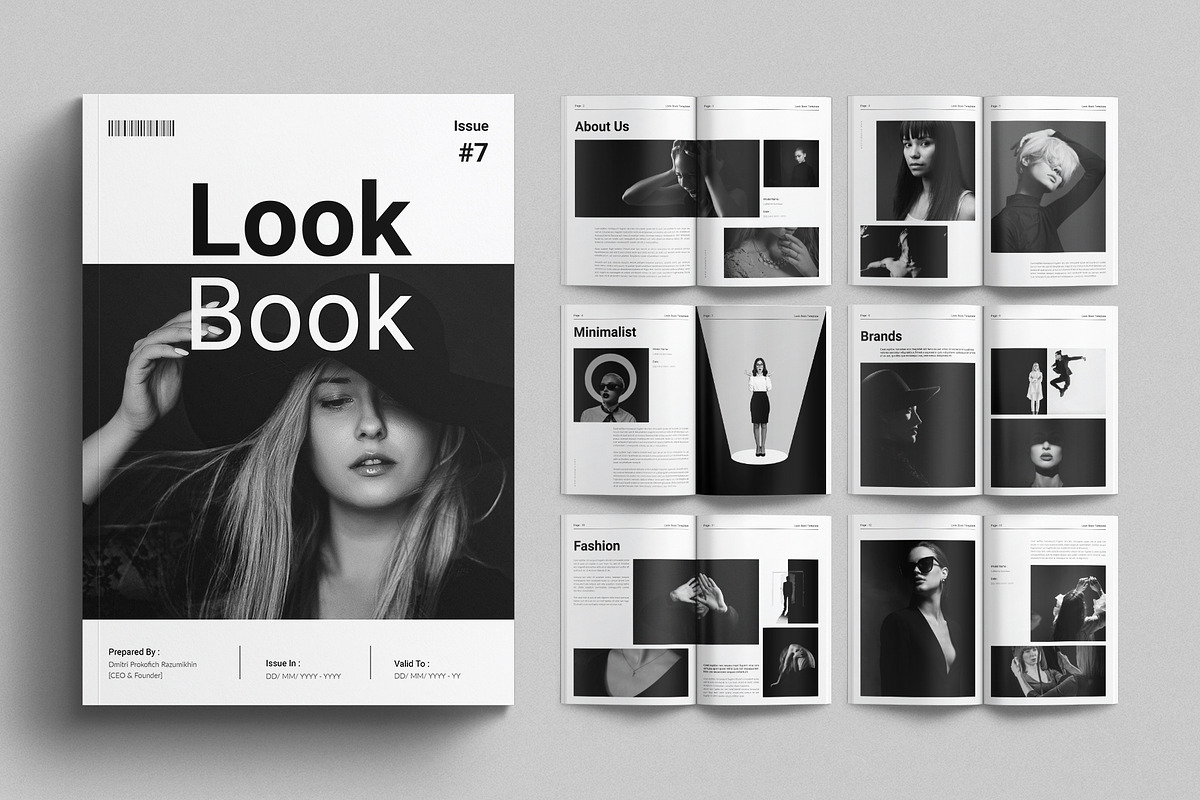 LookBook Template, a Brochure Template by E-Type