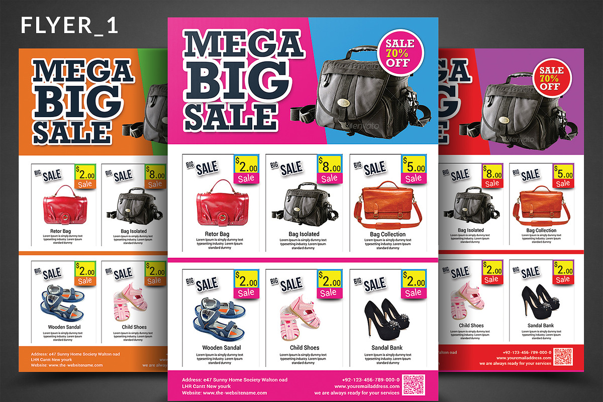 Product Promotion Flyer Bundle, a Flyer Template by AfzaalGraphics