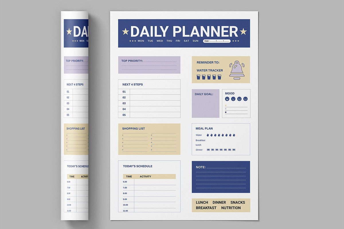 Daily Planner Layout