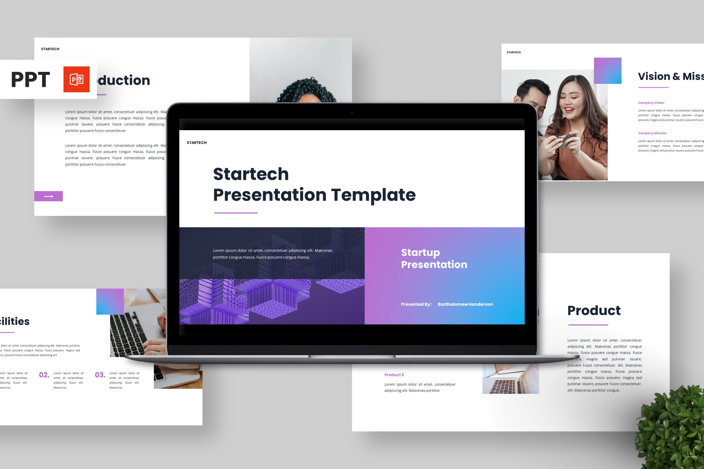 Startech - Powerpoint Templates, a Presentation Template by Deepslide ...