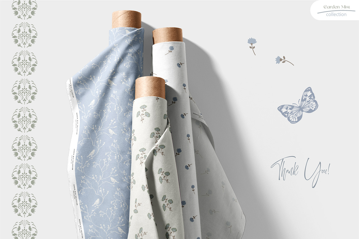 Garden Mist - Seamless Patterns, a Pattern Graphic by Milky April