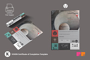 ViSION Certificate of Completion, a Stationery Template by Keboto