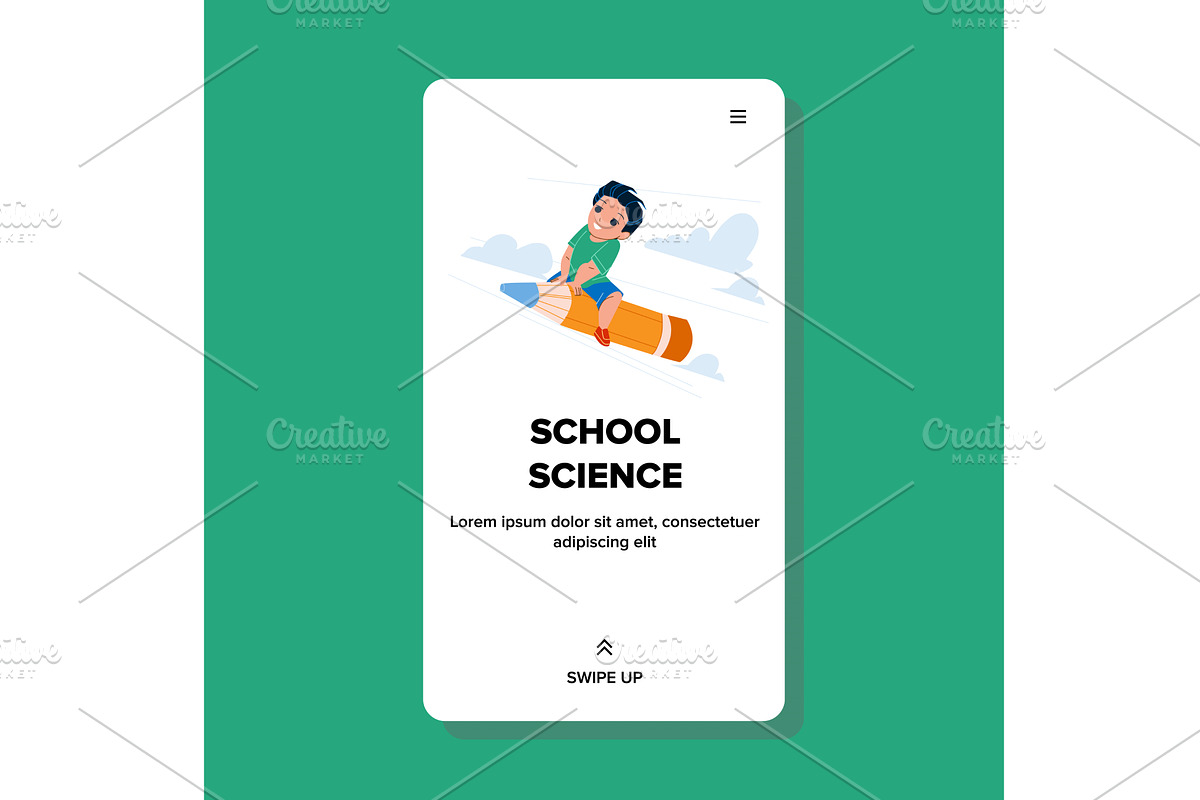 School Science Lesson Studying, an Education Illustration by ...