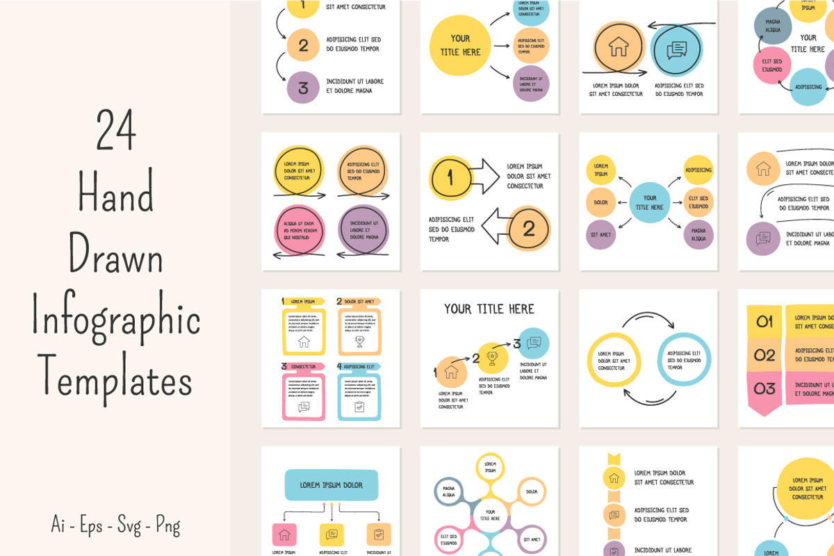 Infographic Templates Bundle, a Graphic by PixMarket