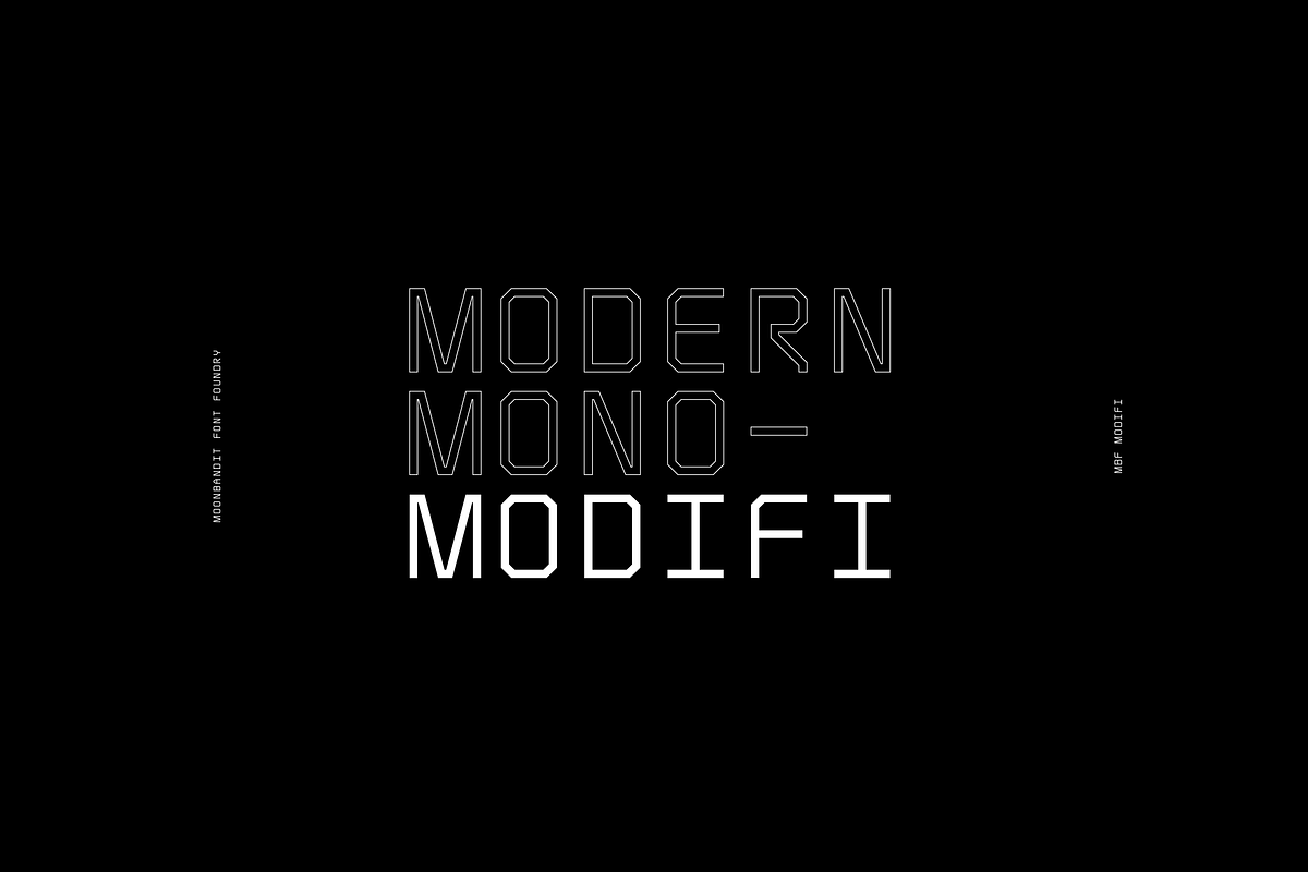 MBF Modifi - monospace font