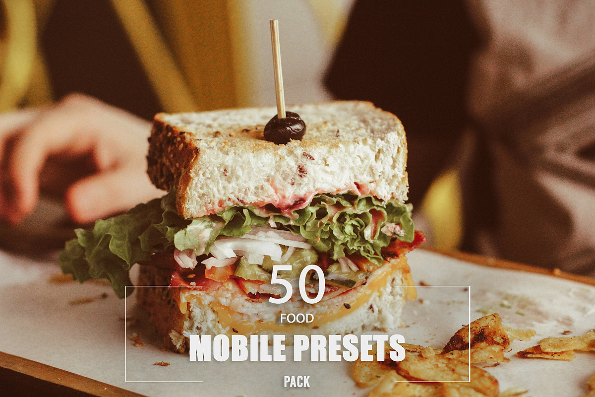 50 Food Mobile Presets Pack
