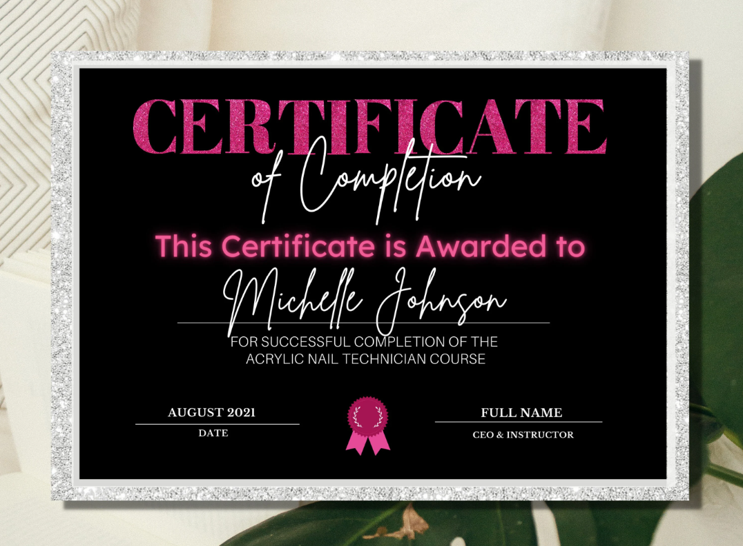Certificate of Completion Template, a Card Template by YasdeyDesigns