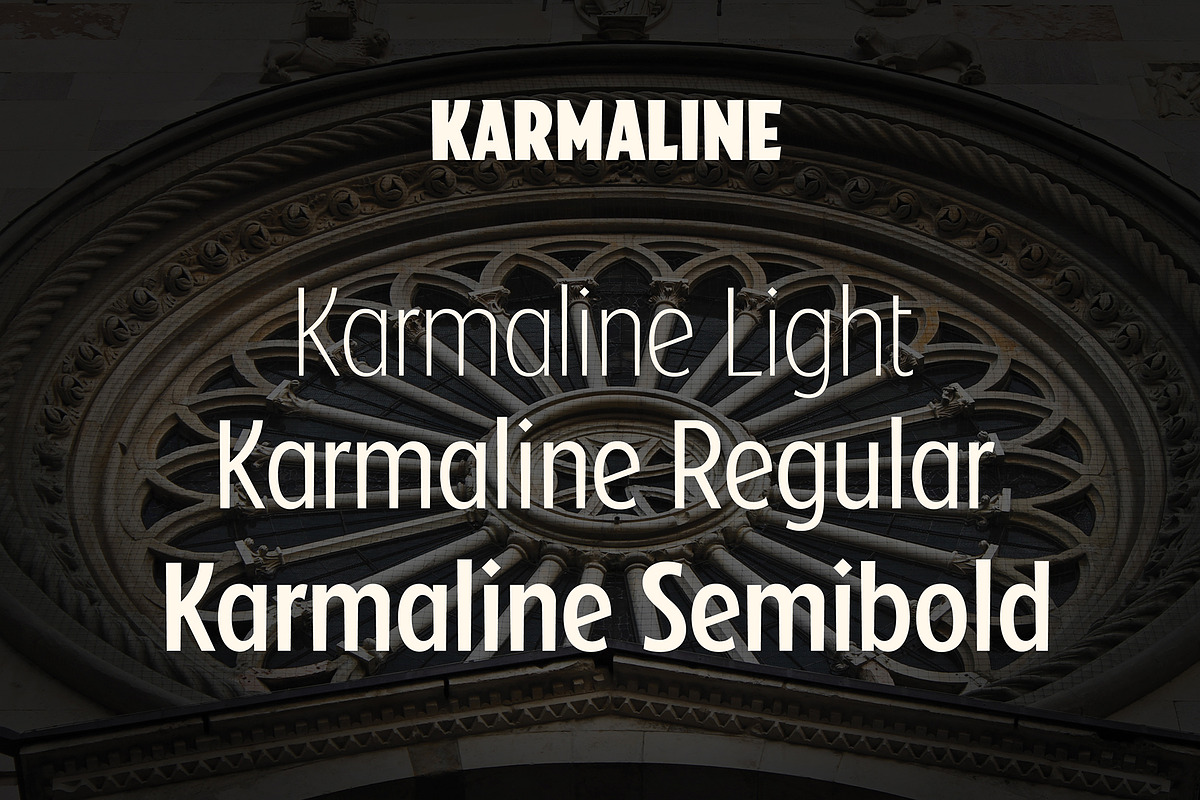 Karmaline Sans Serif Font Family