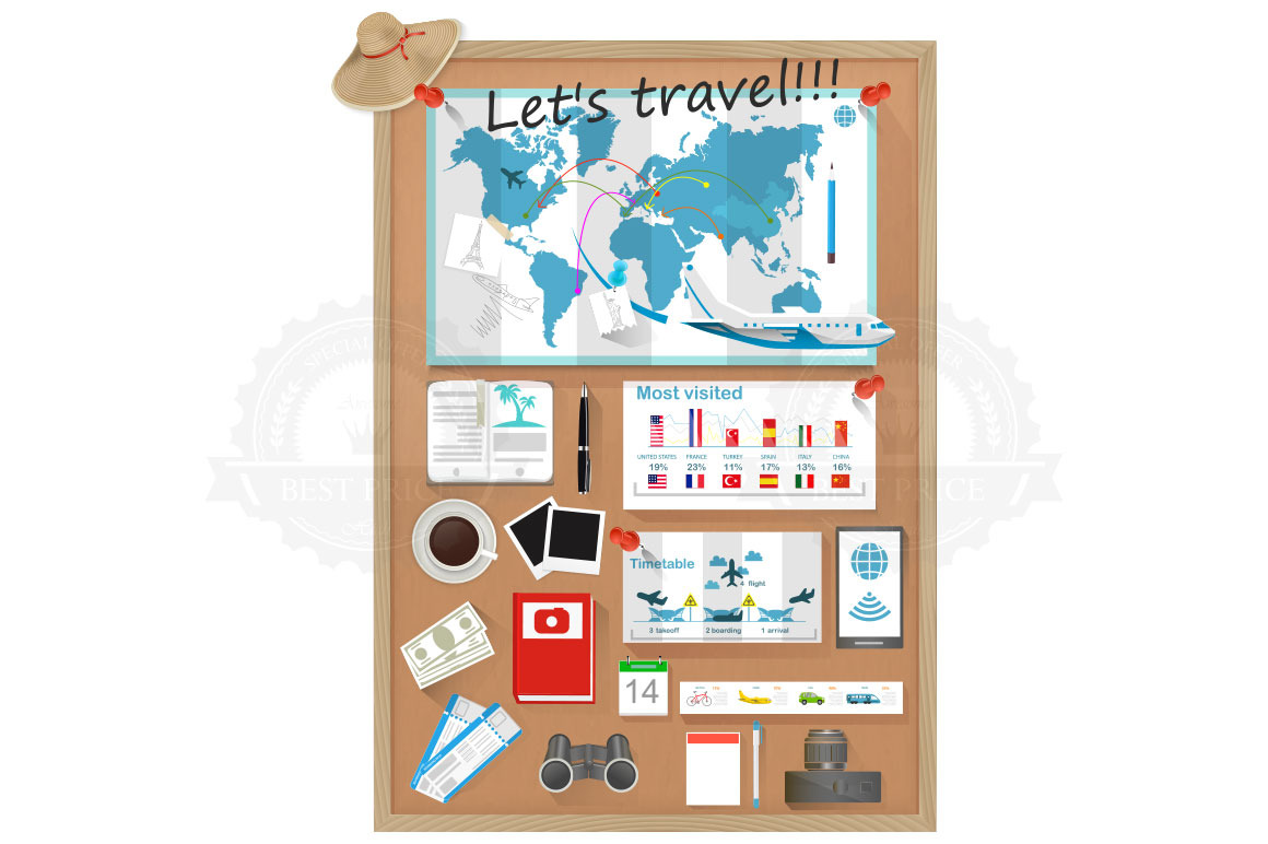 Travel Infographics, a Person Illustration by Yayasya