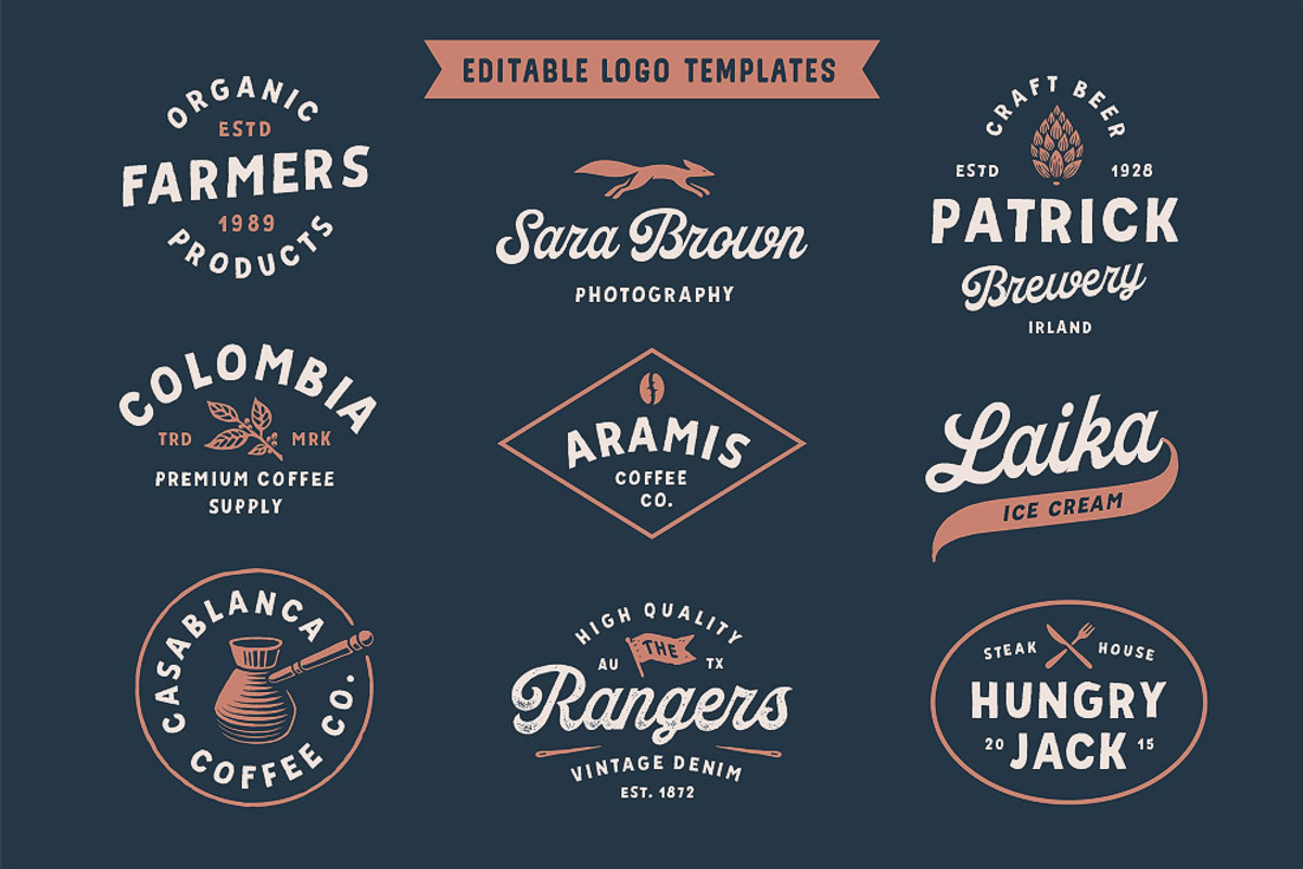 Palmer Script & Sans + Logo Template, a Script Font by Andrey Sharonov