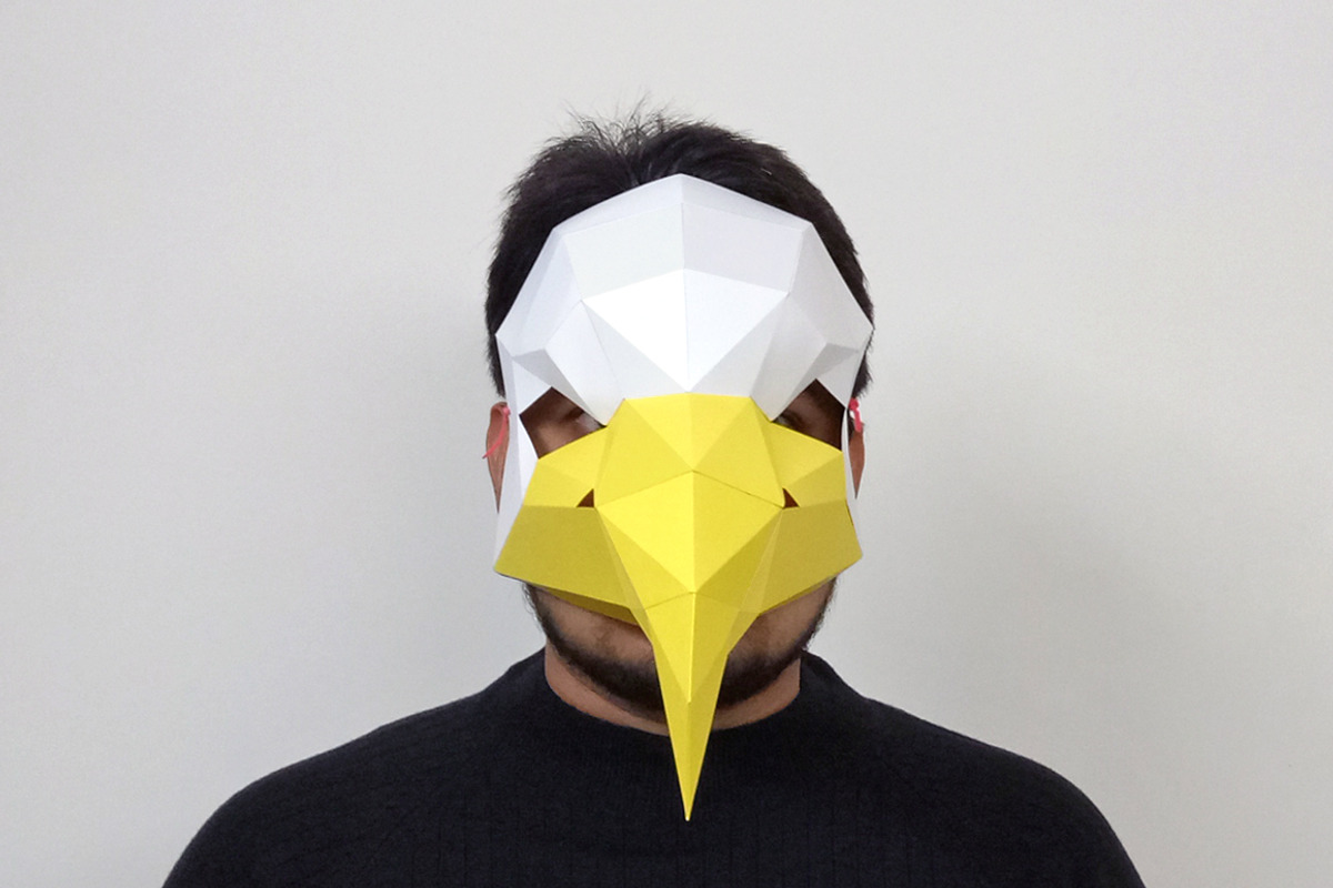 DIY Eagle Mask - 3d papercraft, a Templates & Theme by PAPER amaze