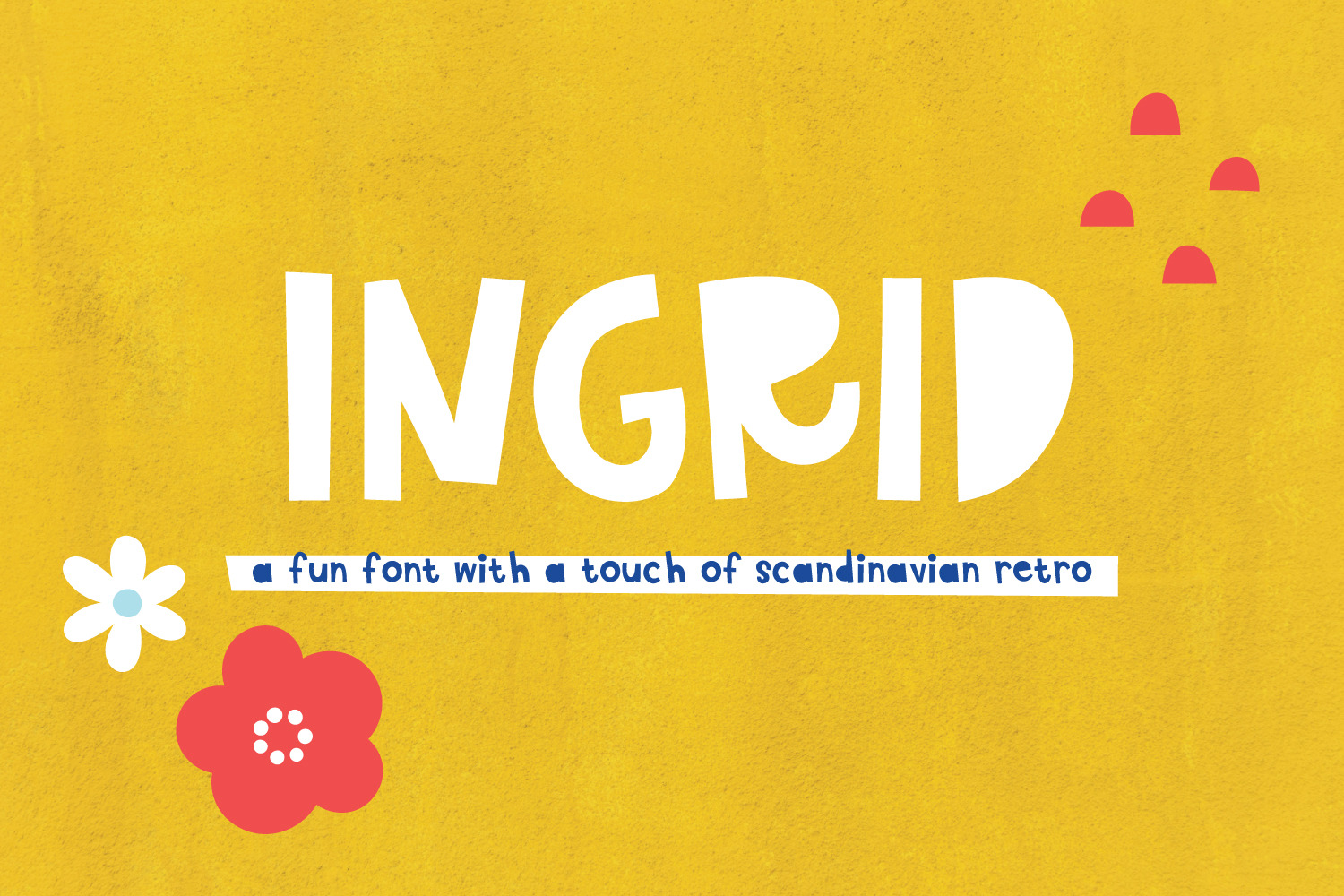 Ingrid, a Sans Serif Font by Petra Santaharju